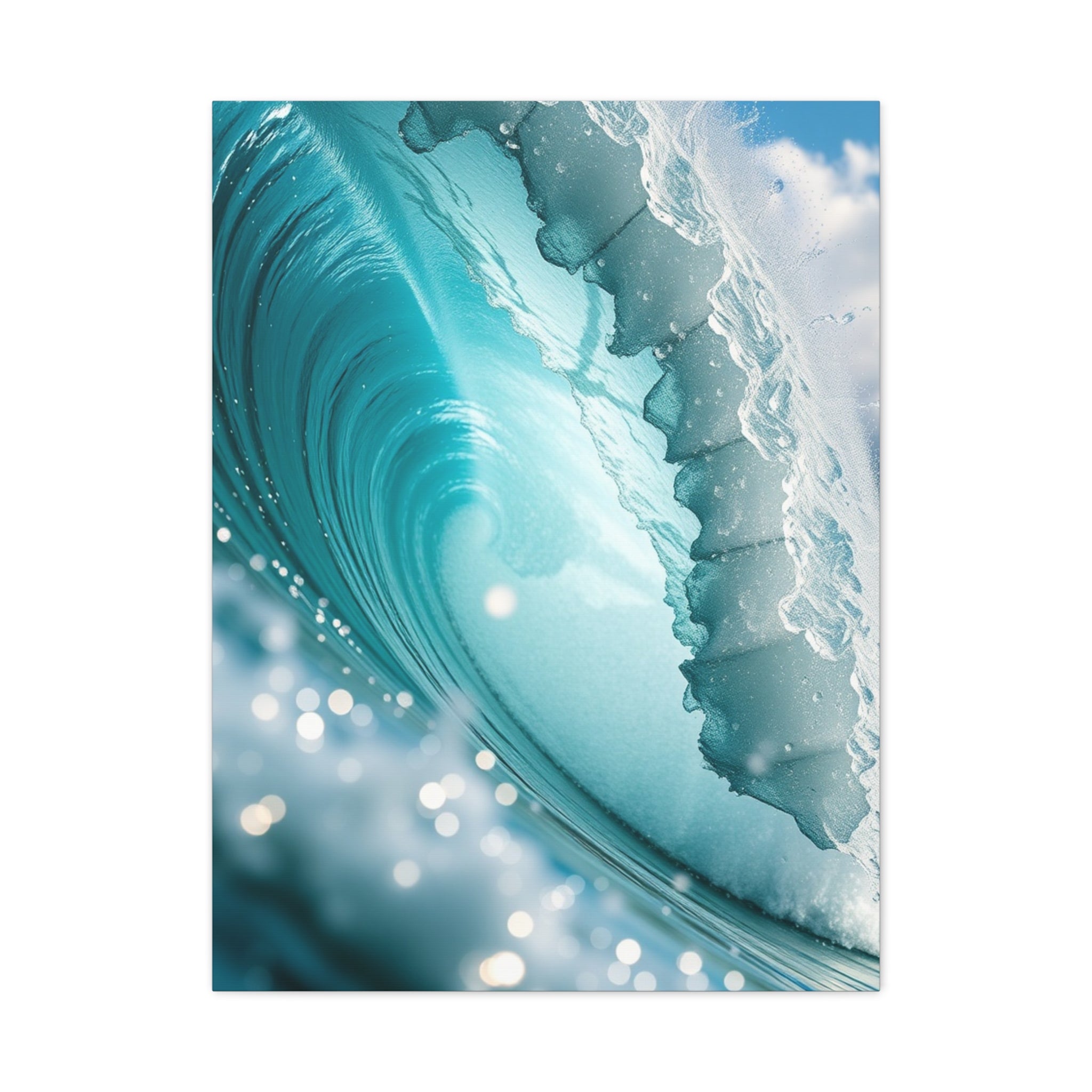Wave Aesthetic Masterwork Wall Art & Canvas Print – Wallpics