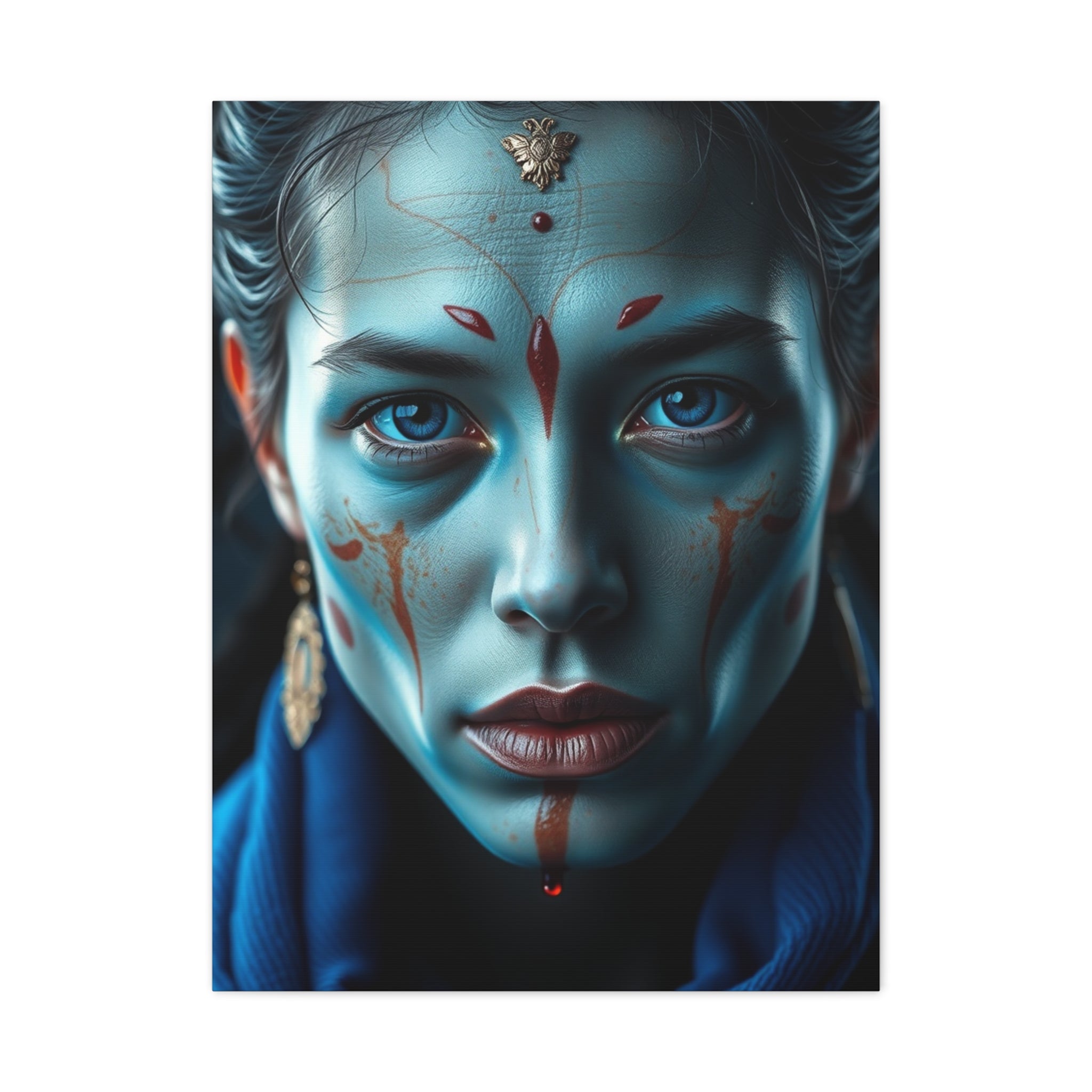 Prussian Depths Canvas Wall Art & Canvas Print – Wallpics