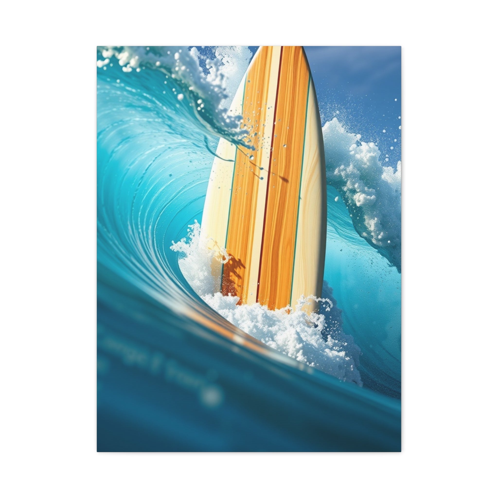 Azure Crest Masterpiece Wall Art & Canvas Print – Wallpics