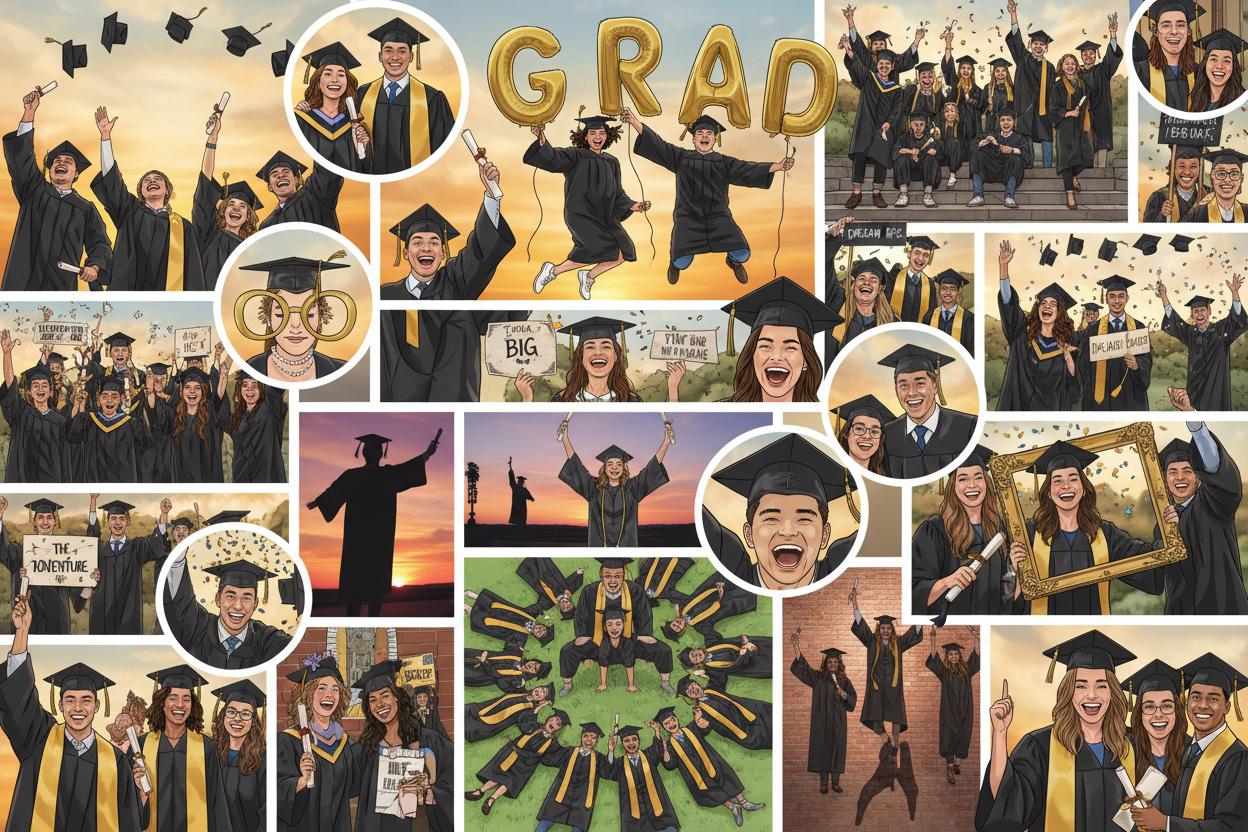 30+ Creative Graduation Photo Ideas and Poses to Celebrate Your Achiev ...