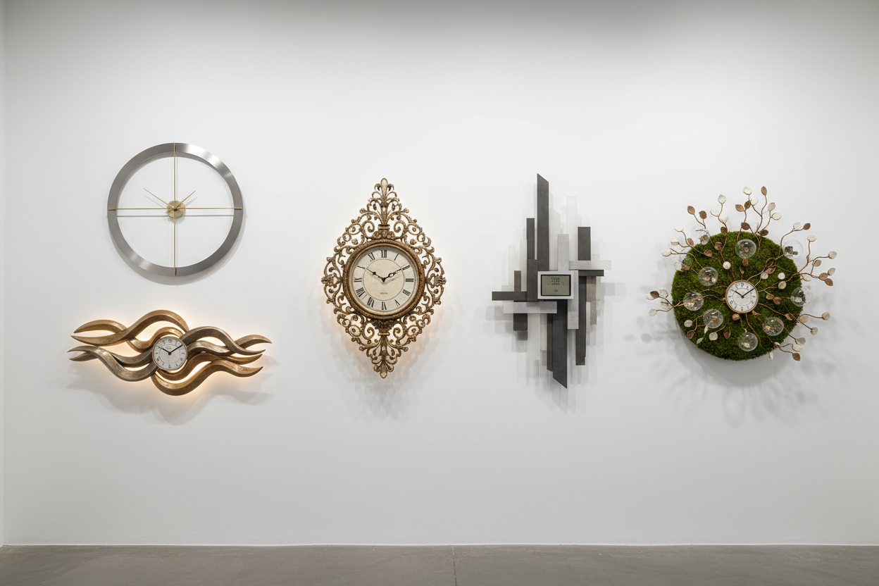 5 Extraordinary Wall Clock Designs That Transform Into Artistic Master ...