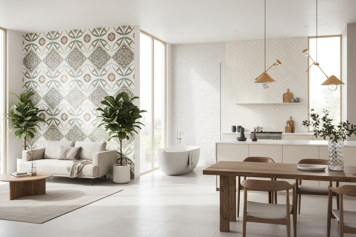 Chic Ceramic Wall Tile Ideas to Transform Your Home into a Style Haven ...