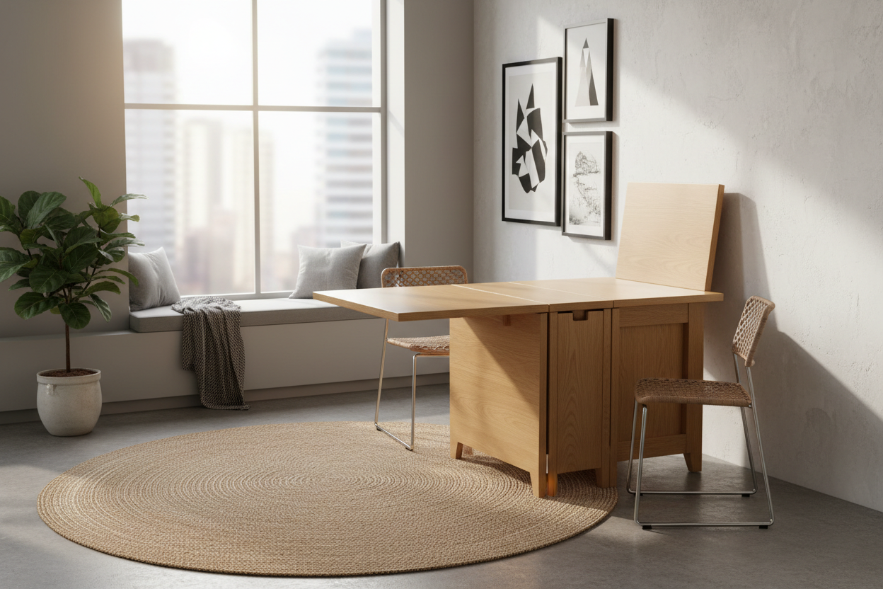 Compact & Clever: Foldable Dining Tables for Modern Homes – Wallpics