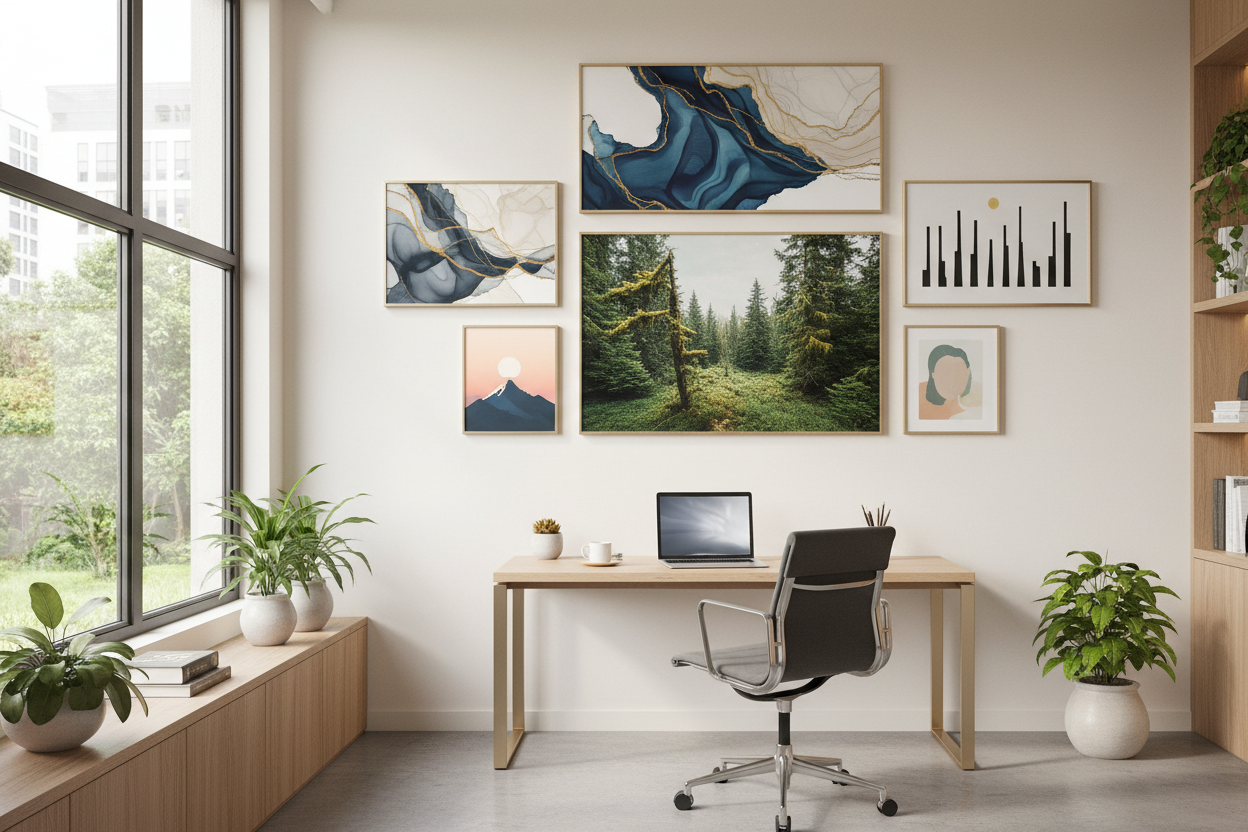 Creating a Stylish Office: Incorporating Canvas Picture Prints – Wallpics