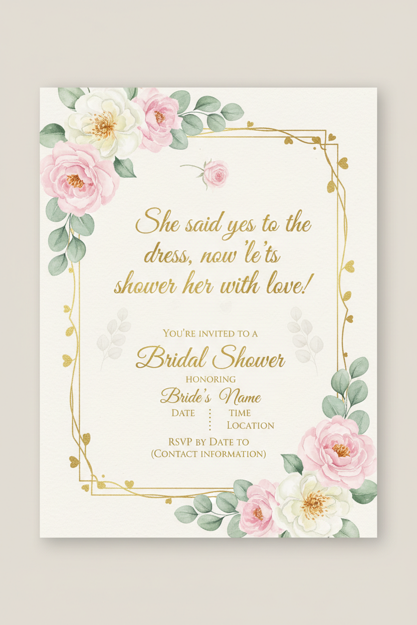 Creative Bridal Shower Invitation Wording to Wow Your Guests – Wallpics