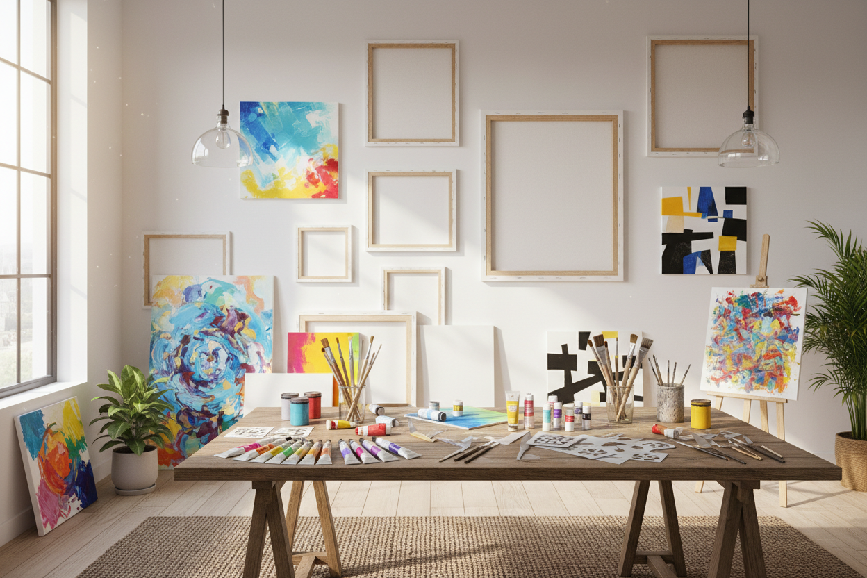 Customize Your Space with DIY Art Canvases – Wallpics