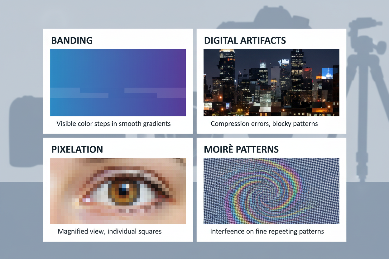 Demystifying Banding, Artefacts, Pixelation, and Moiré Patterns: Essen ...