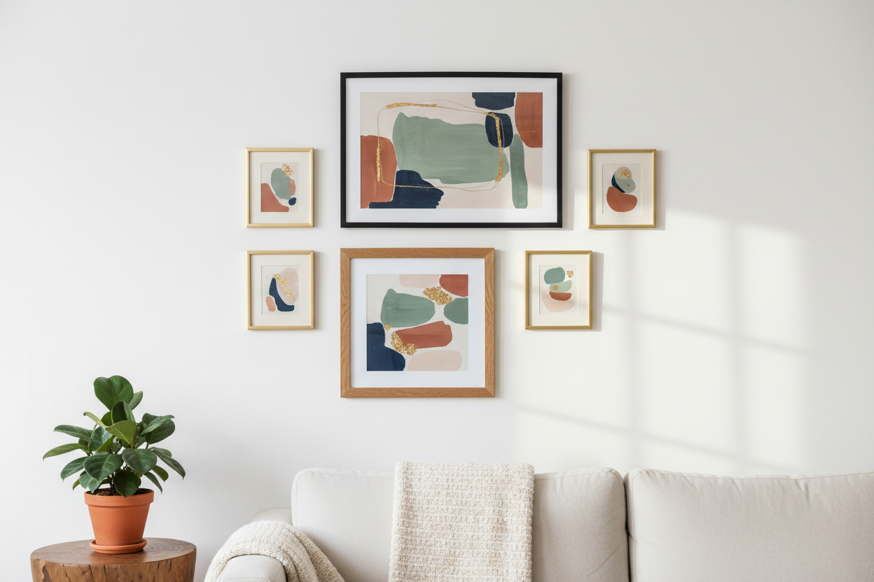 DIY Home Gallery: How to Curate and Hang Your Own Abstract Art Collect ...