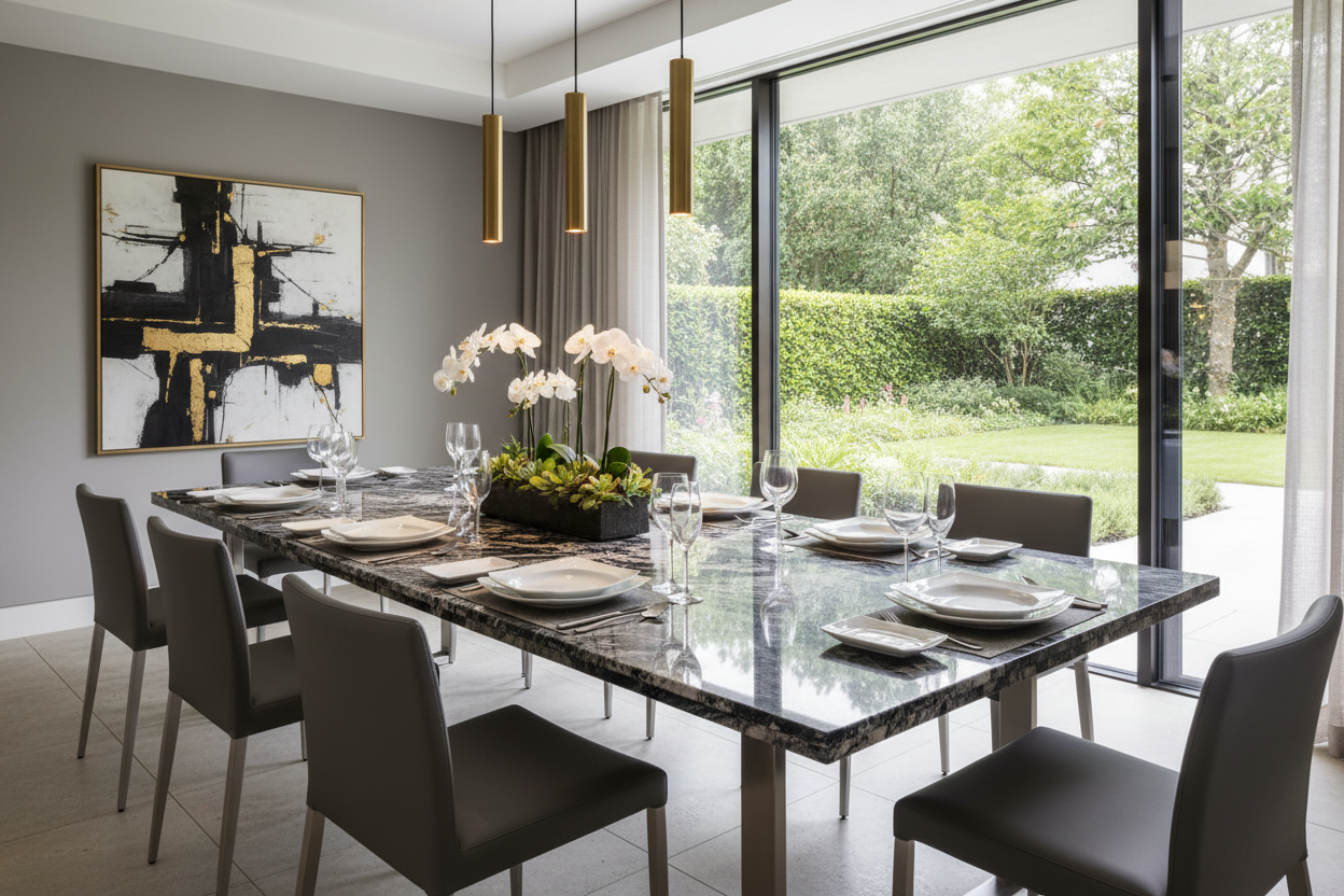 Elegant & Durable: Granite Dining Table Designs to Elevate Your Home ...