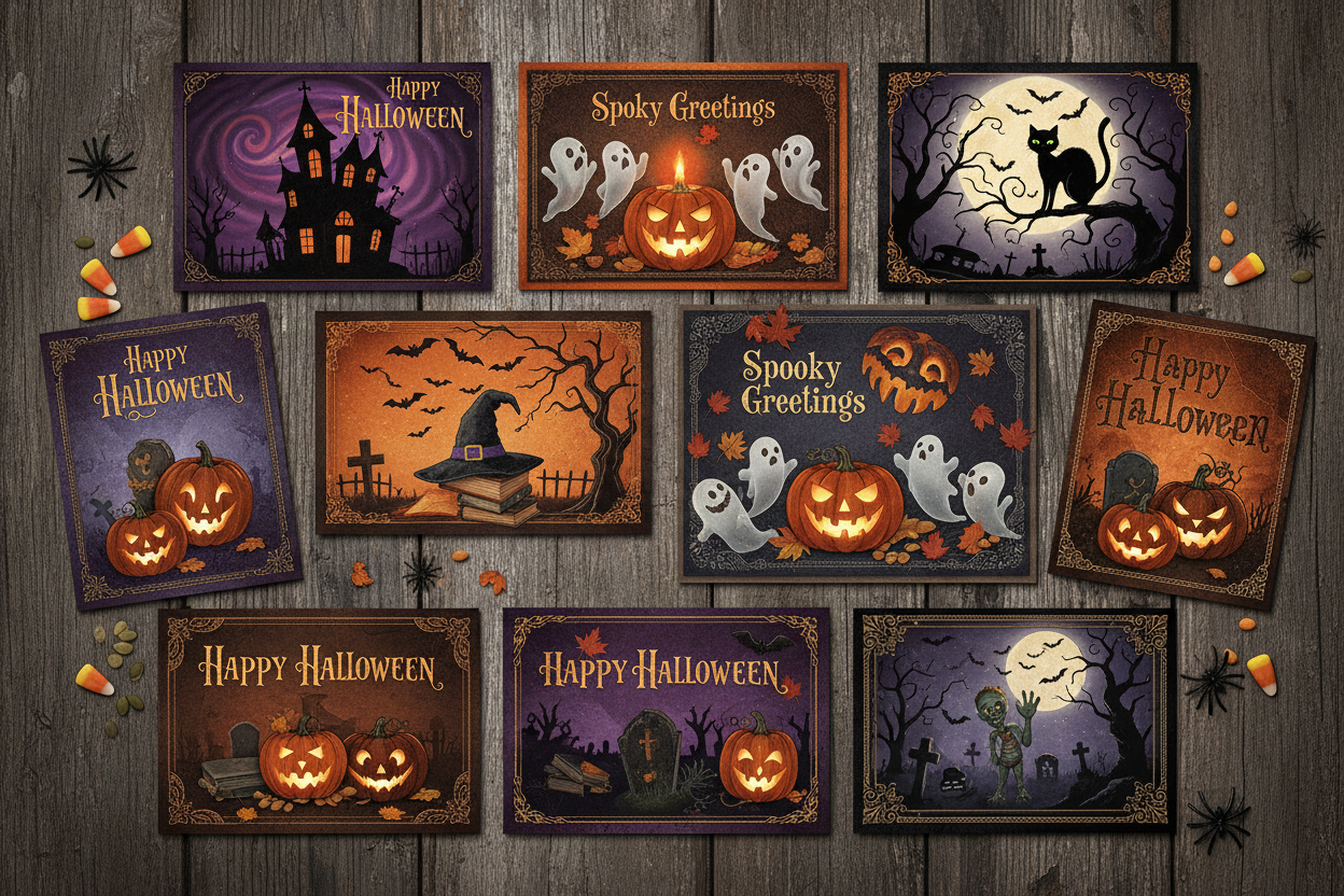 Elevate Your Halloween Greetings with These Spooky Card Ideas – Wallpics