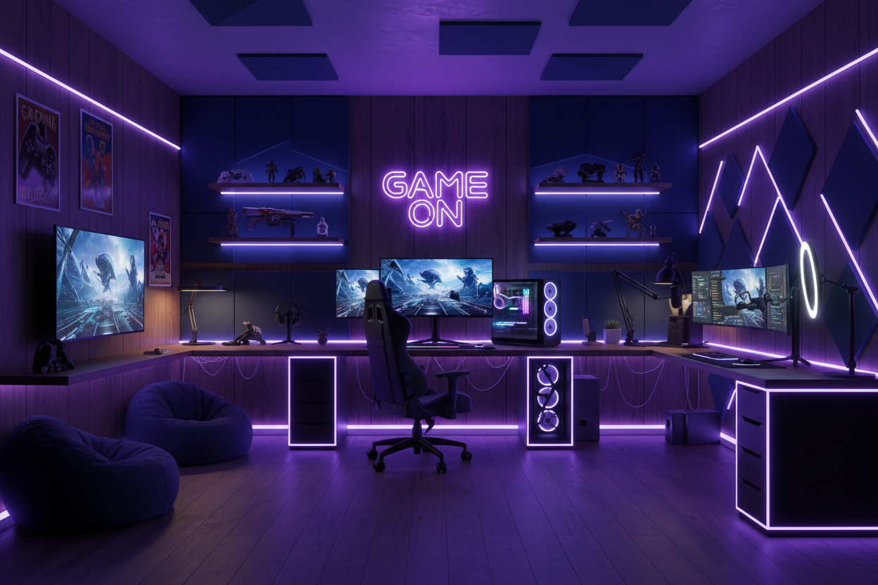 From Casual to Epic: 7 Gaming Room Design Inspirations – Wallpics
