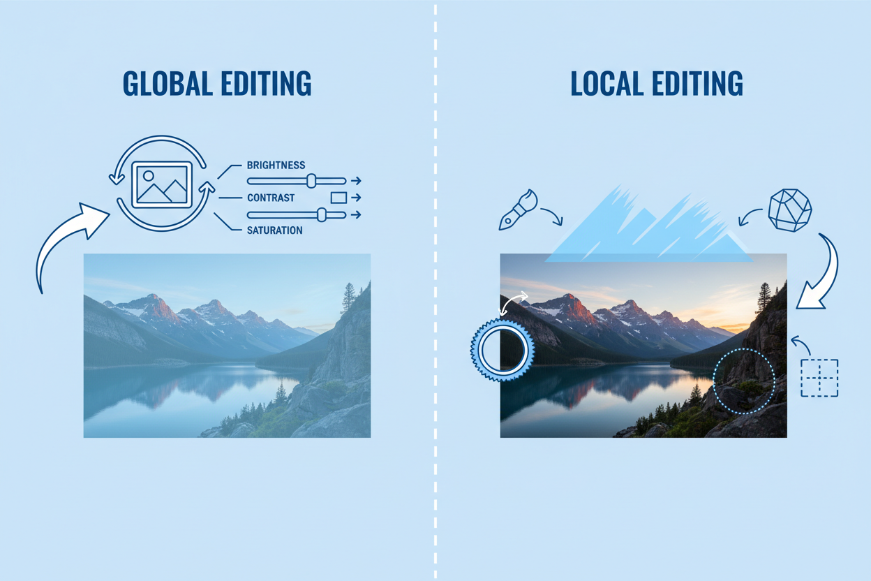 Global vs Local Editing: Understanding the Key Differences – Wallpics