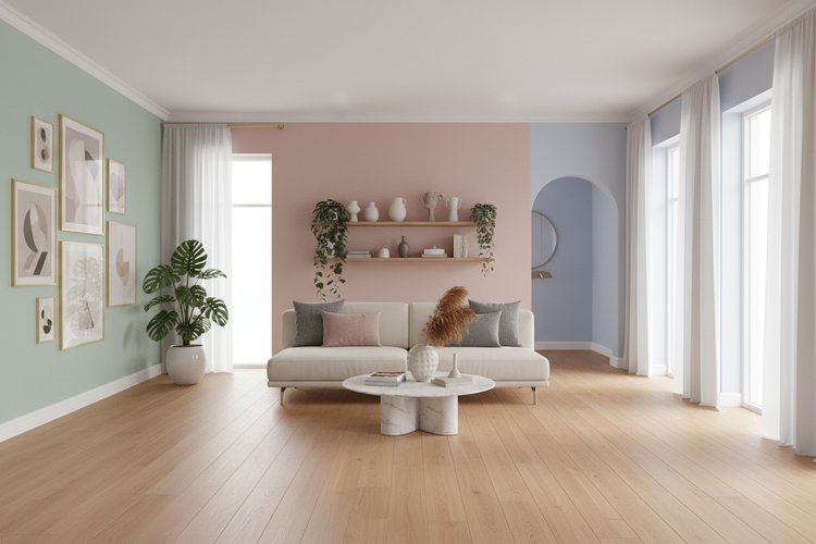 Go Modern with Pastels: Stunning Wall Colour Ideas for a Fresh Home Ma ...