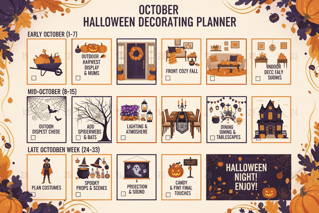 Halloween Decorating Timeline: Plan Like a Pro – Wallpics