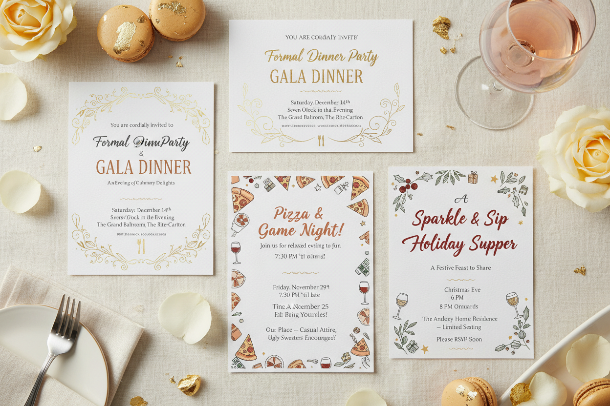 Inspiring Dinner Invitation Wording for Every Gathering – Wallpics