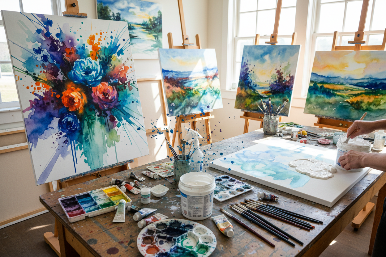 Level Up Your Art: Best Watercolor Grounds for Bold Canvas Paintings ...