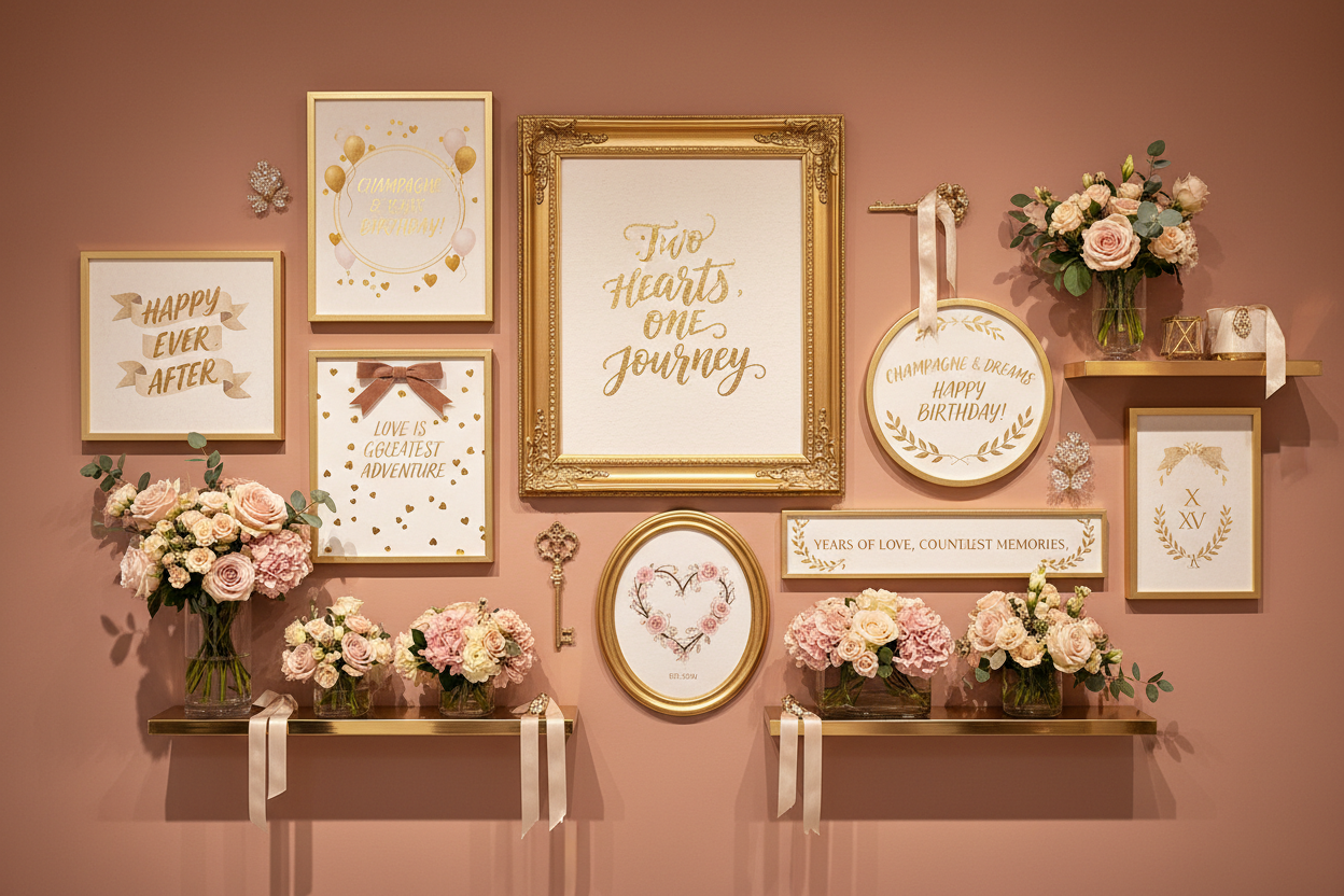 Love on Display: Unveiling Artistic Messages for Weddings, Birthdays ...