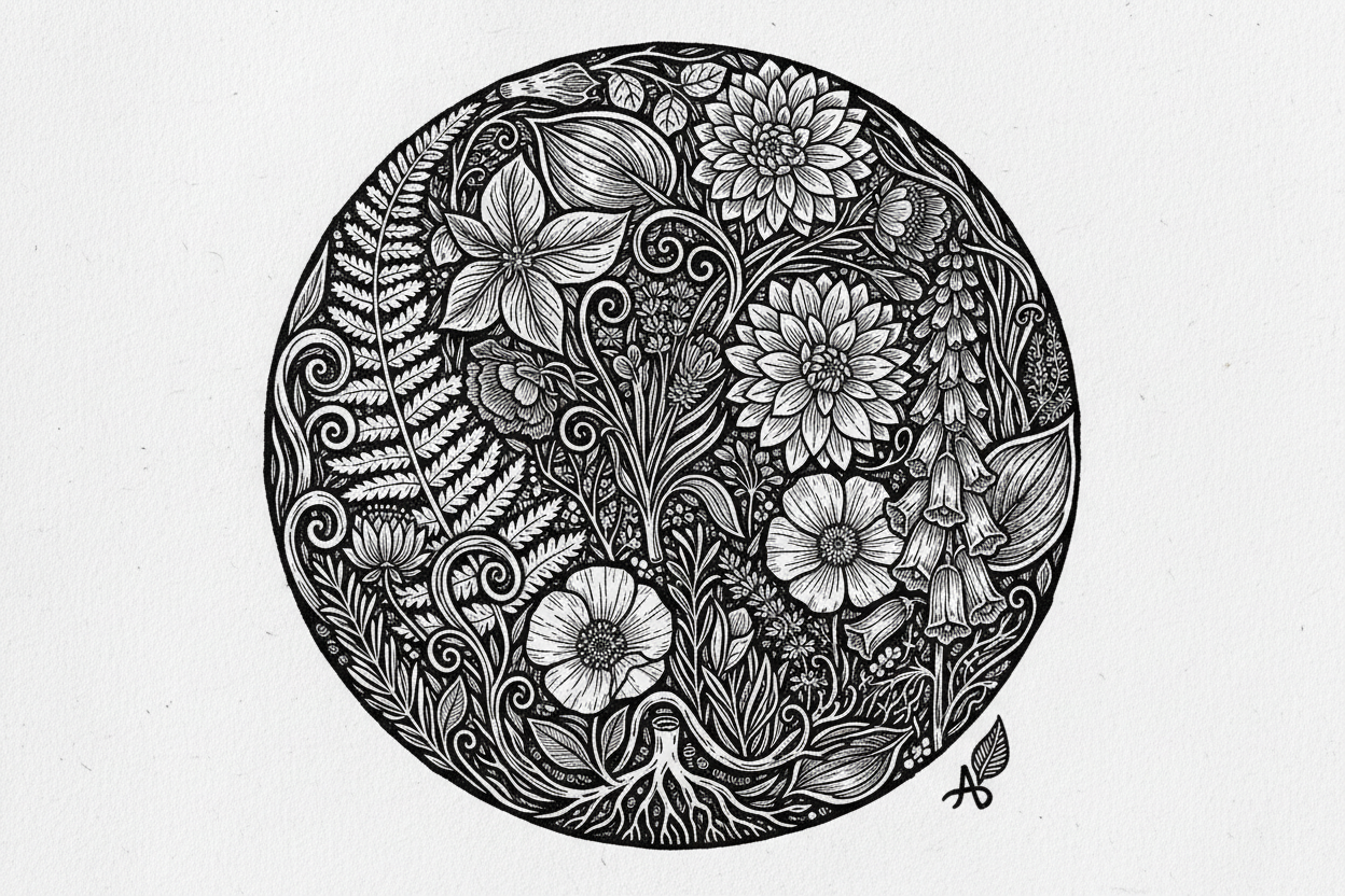 Nature in Relief: Rachael Louise Hibbs Botanical Linocut Prints – Wallpics