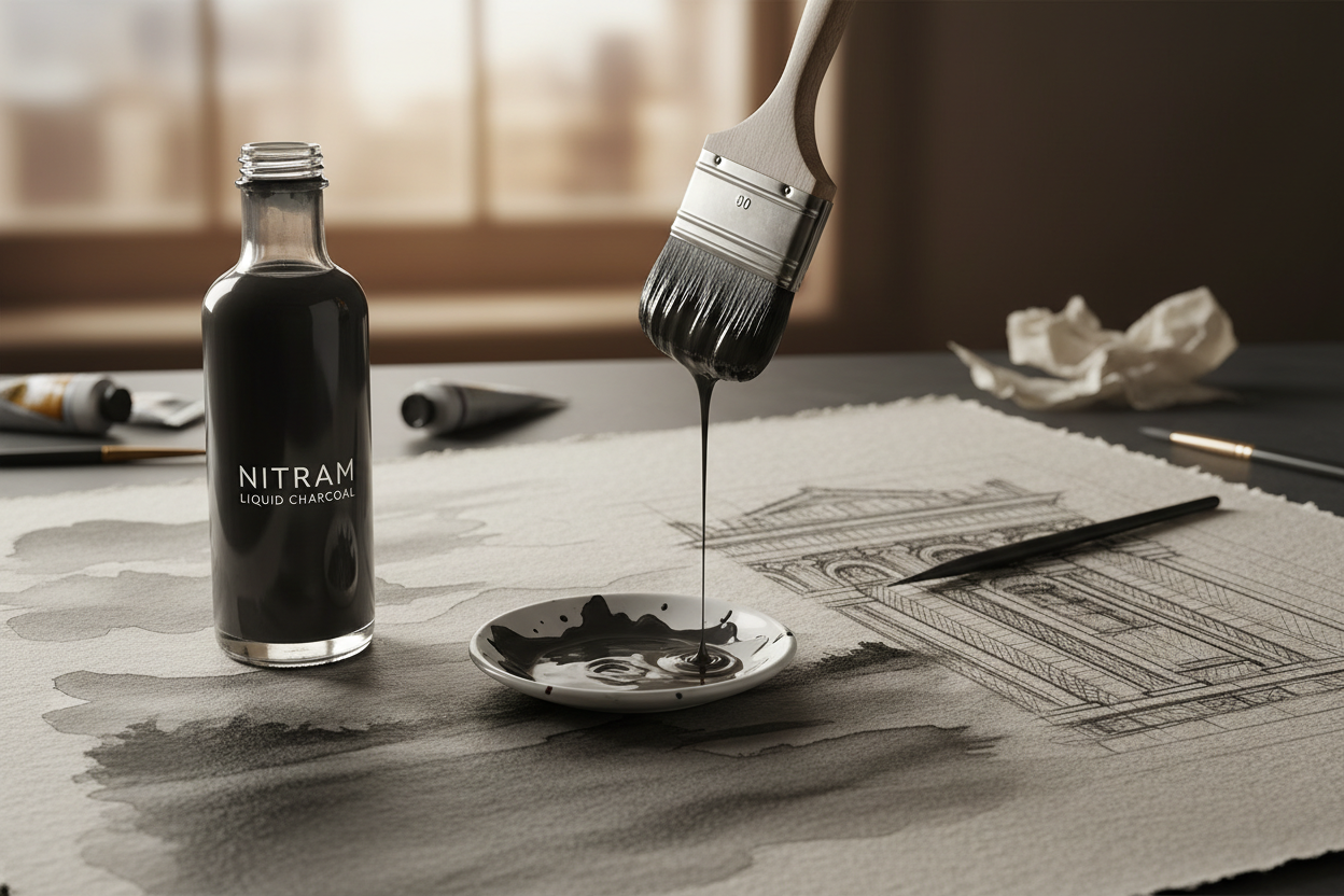 Nitram Liquid Charcoal: Bridging the Gap Between Painting and Drawing ...