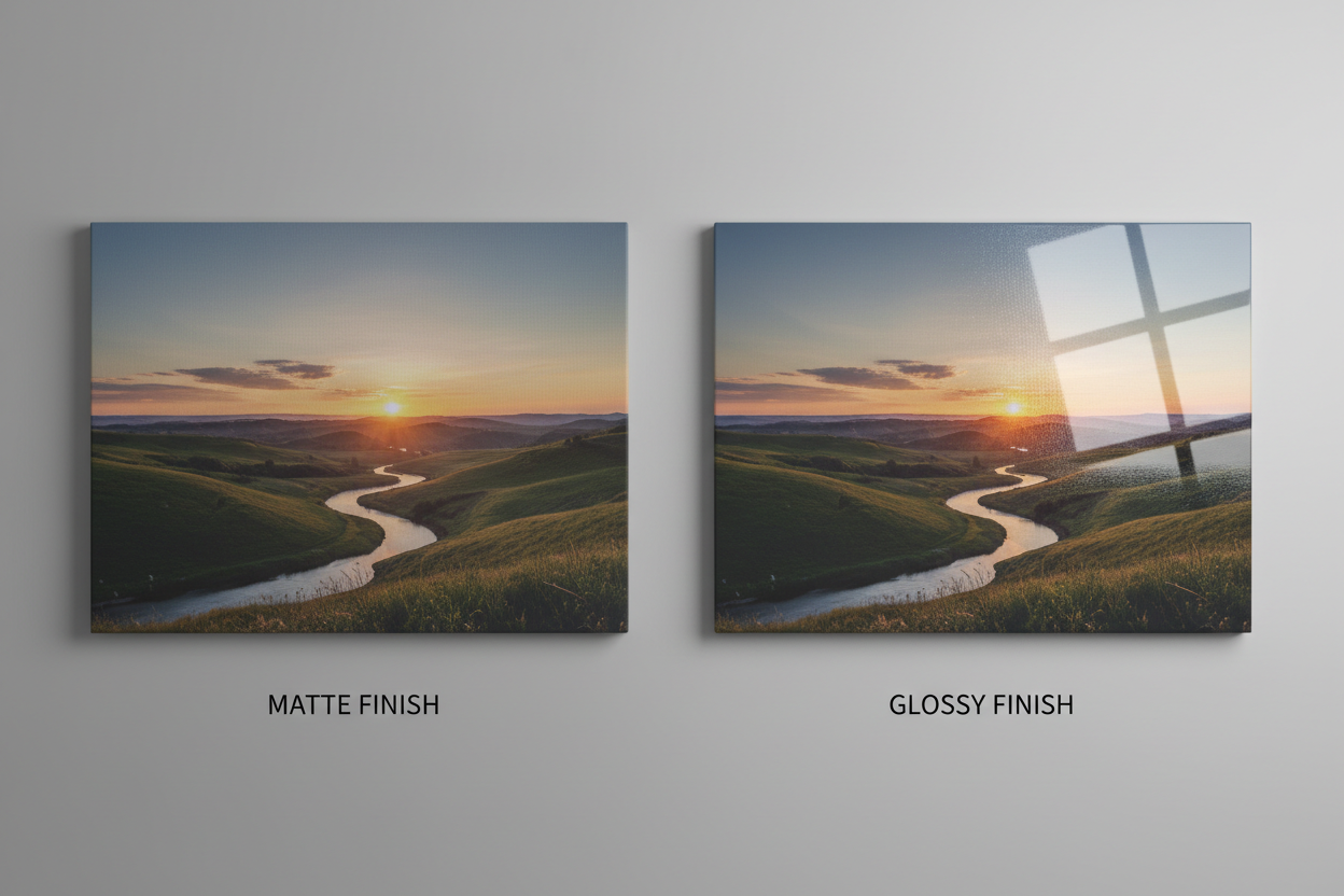 The Impact of Canvas Print Finishes: Matte vs. Glossy – Wallpics