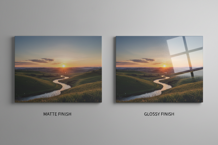 The Impact of Canvas Print Finishes: Matte vs. Glossy – Wallpics