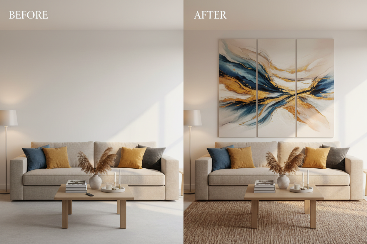 Transform Your Living Room with Bold Color Choices – Wallpics