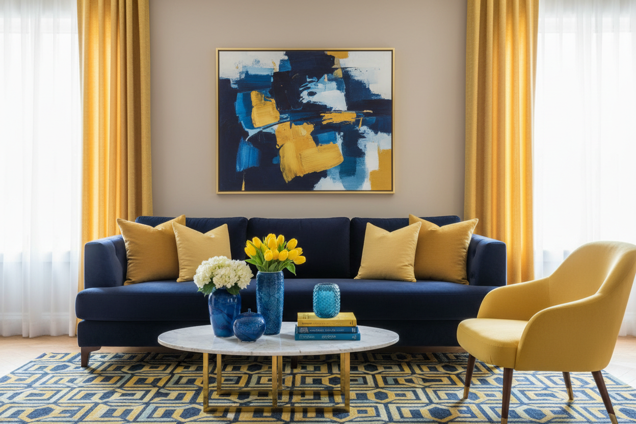 Transform Your Space: 7 Stunning Blue and Yellow Home Decor Ideas ...