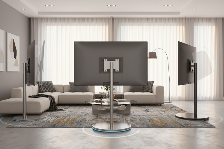 Twist and Watch: 5 Must-Have Rotating TV Stands – Wallpics