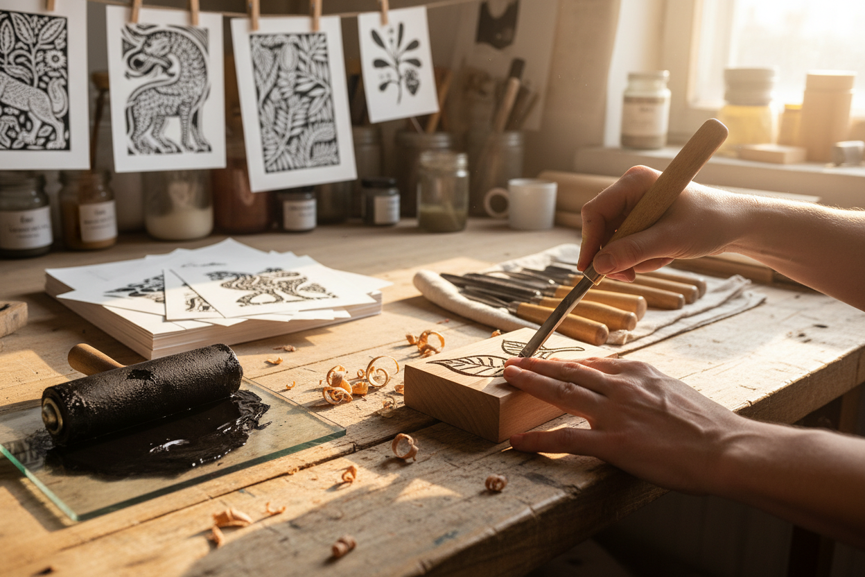 Unlock Your Creativity: A Beginner’s Roadmap to Woodcut Printmaking ...