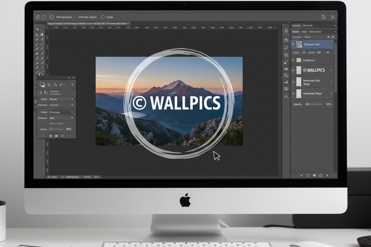 Using Photoshop to Create and Apply Watermark Stamps – Wallpics