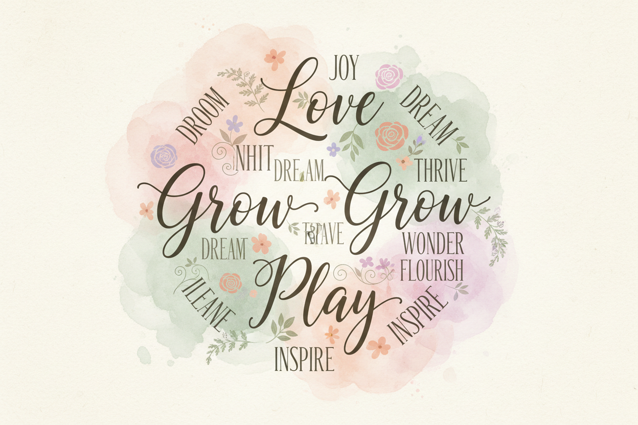 Words That Inspire Love, Growth, and Playfulness – Wallpics