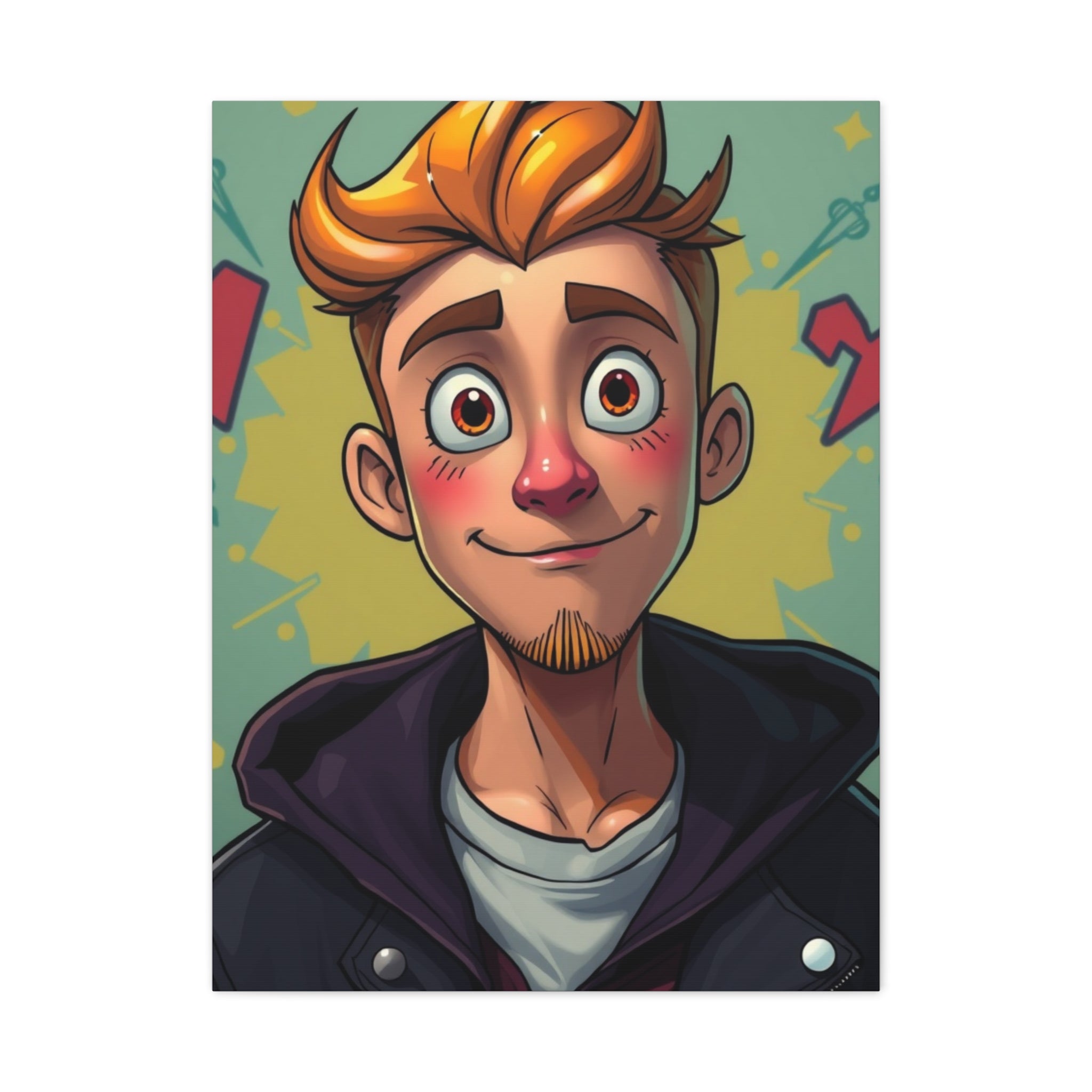 Sophisticated Cartoon Fusion Wall Art & Canvas Print – Wallpics