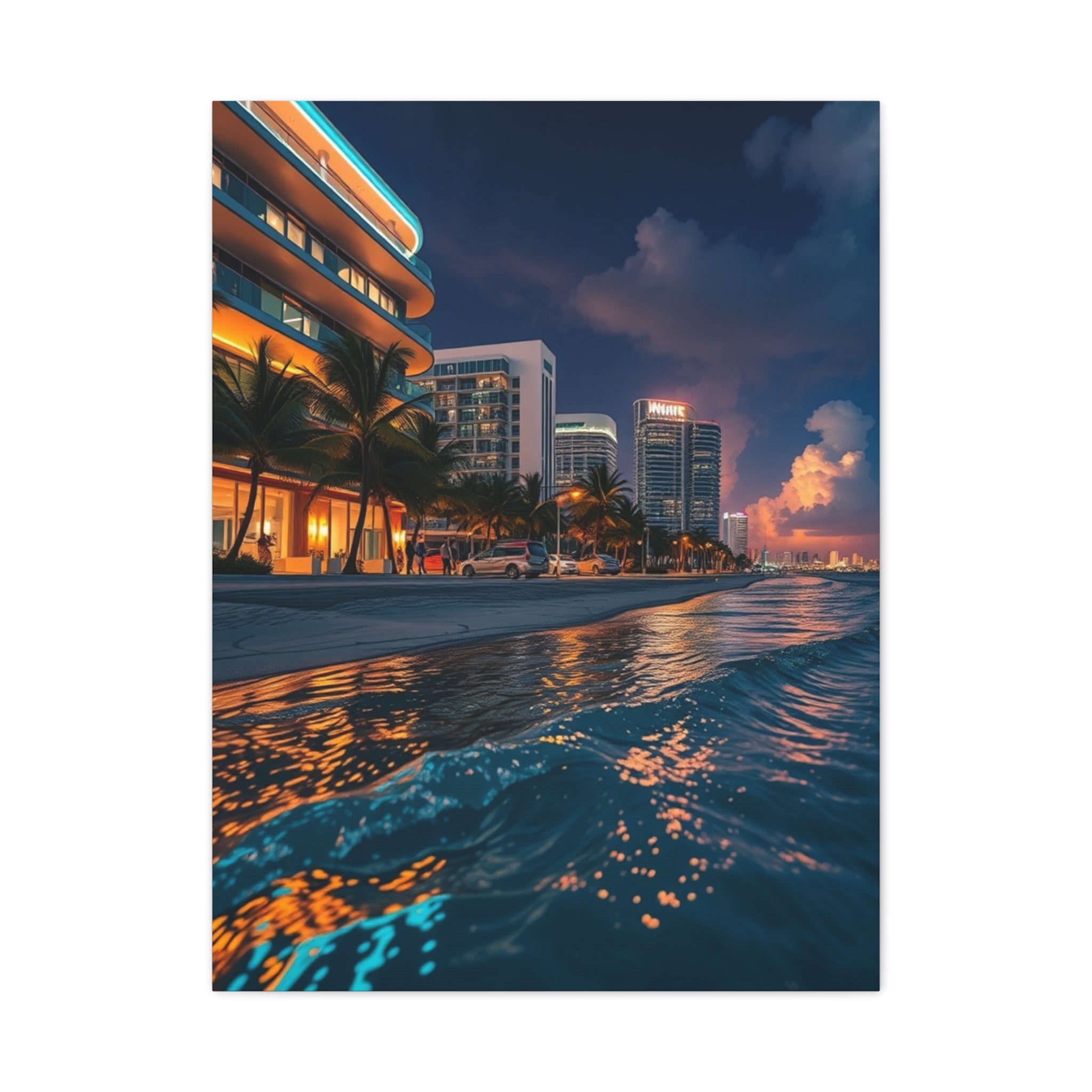 Opulent Miami Vista Canvas – Wallpics