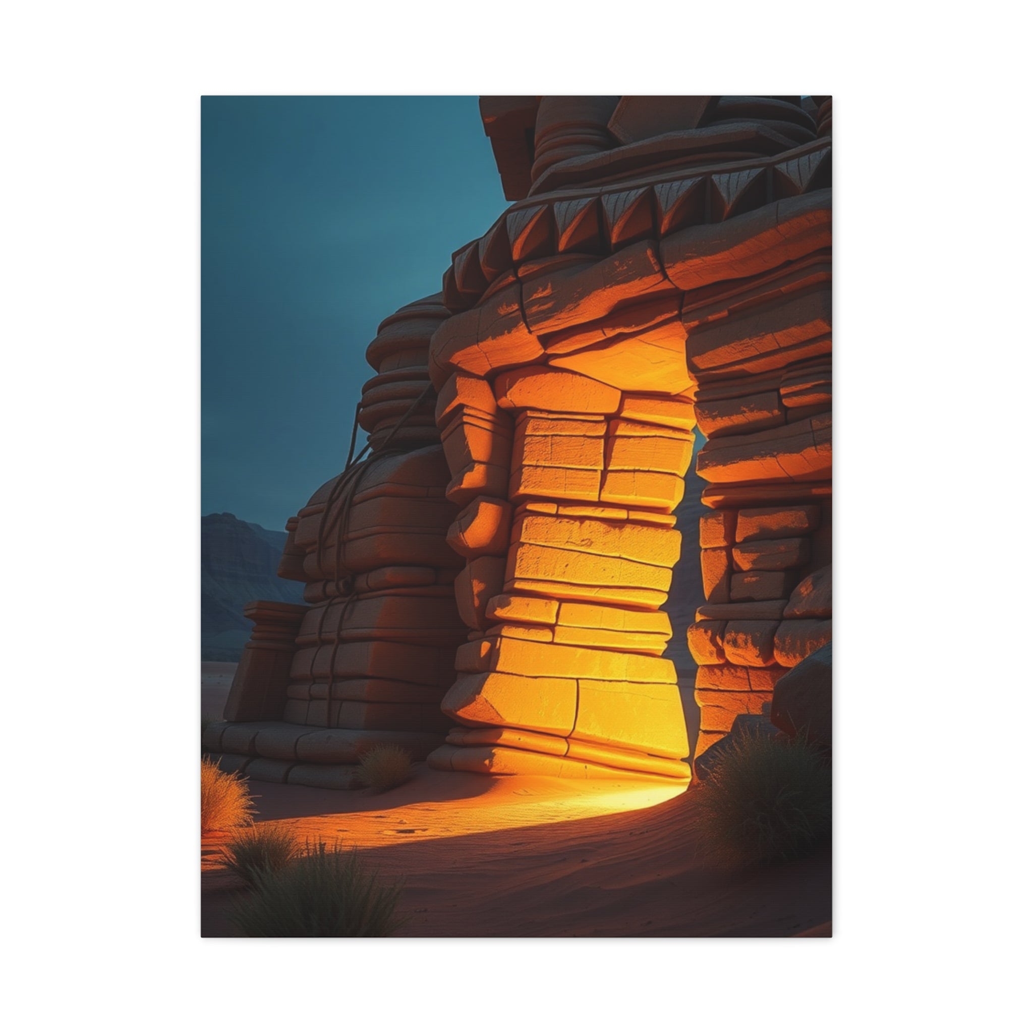 Golden Zenith Artwork Wall Art & Canvas Print – Wallpics